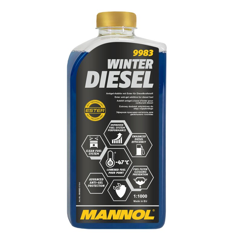 Mannol 9983 Winter Dieselzusatz 1L - Öle und Pflegemittel für Auto, M